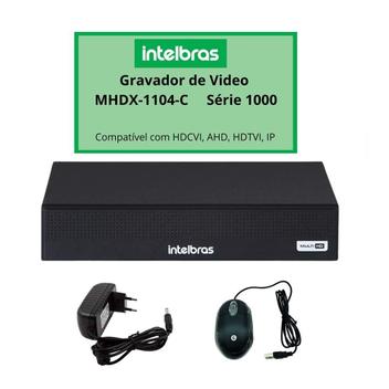Dvr Intelbras Multi Hd 04 Canais Mhdx 1104-C - Gravador de Vídeo / DVR ...