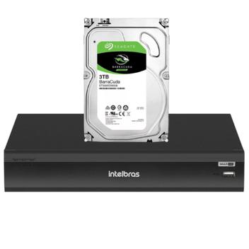 Dvr Multi Hd Intelbras 32Ch Mhdx 3132 C/HD 3TB - Gravador de Vídeo ...