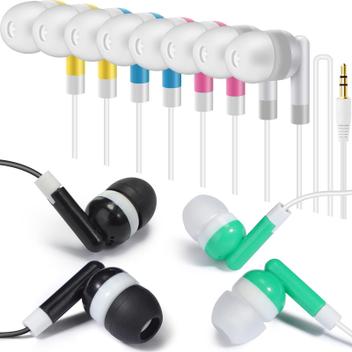 Earbuds Flutesan, pacote 120, fones de ouvido Bulk in Ear para crianças ...