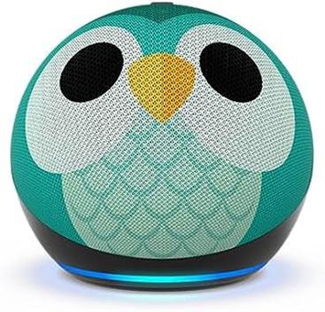 Echo Dot 5 Geração Alexa Kids Owl Coruja - Smart Speaker / Caixa de Som ...