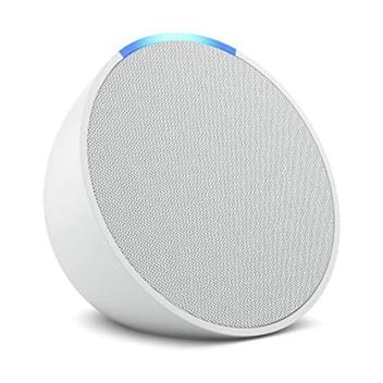 Echo pop Branca Amazon Alexa - Smart Speaker / Caixa de Som - Magazine Luiza