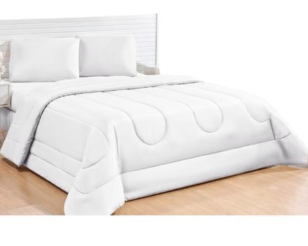 Edredom Casal Branco 400 Fios Micropercal Cama Box - RAFAEL SASSO ...