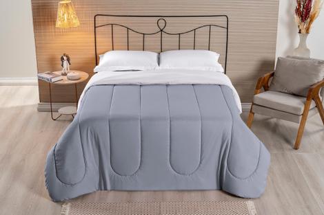 Edredom Casal Queen Dupla Face 400 Fios Macio e Grosso Cama Box ...