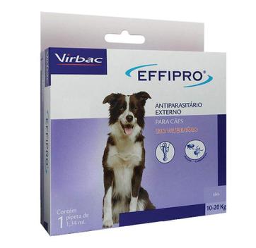 Effipro Virbac para Cães de 10Kg a 20Kg - 1 unidade - Virbac / Effipro ...