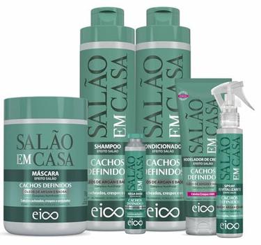 Eico Salão Em Casa Cachos Definidos 450ml Spray + Modelador - Eico ...