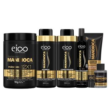 Eico Tratamento Mini Mandioca Hidratação Nutrição Protetor Térmico ...