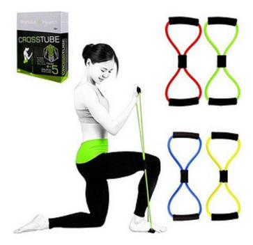 Elástico Tensão Multifuncional Exercícios CrossTube Formato Oito Bíceps ...