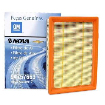 Elemento Filtro De Ar Do Motor Pecas Genuinas Gm Onix prisma spin sonic ...
