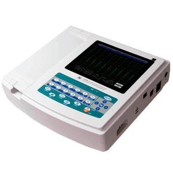 Eletrocardiógrafo 12 derivações ecg1200g 12 canais - contec ...