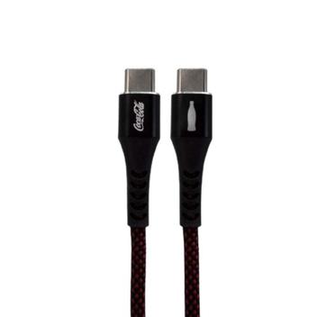 Elite Cable Coca-cola Cabo Usb-c Para Usb-c - Preto - Lic Coca-Cola - USB-C - Magazine Luiza