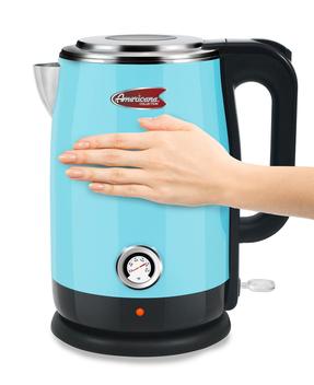 Elite Gourmet Americana EKT-1780BL Chaleira Elétrica Retro 1,7L Azul ...