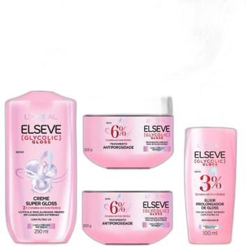 Elseve Gloss Ácido Glicólico Antiporosidade Woman Elixir 3% - L'oreal ...