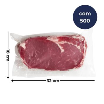 Embalagem a Vácuo Para Conservar Alimentos 18cm x 22cm - Micra 0,90 ...