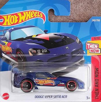 *Embalagem danificada* Hot Wheels Then and Now - Dodge Viper SRT10 ACR ...