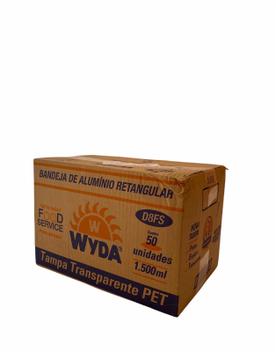 Embalagem de alumínio Wyda 1500ml D8FS tampa pet c/50 un - Embalagens ...