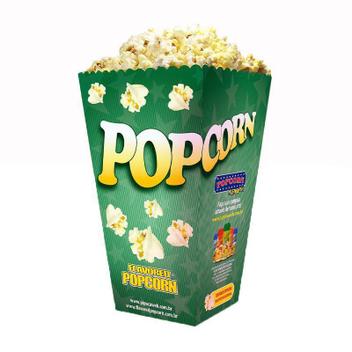 Embalagem De Pipoca Box Mega - Pacote Com 25 Unidades - Www ...