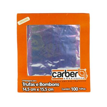 Embalagens para Trufas e Bombons Nacarado Cod 300200339 14,5cm x 15,5cm ...
