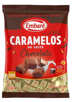 Embaré Bala Caramelo Sabor Chocolate - Pacote 660G - Embare - Balas ...