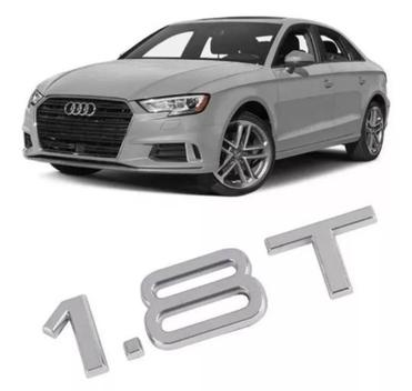 Emblema Adesivo metálico 1.8T Traseiro Audi A3 A4 A5 - FW Tuning ...