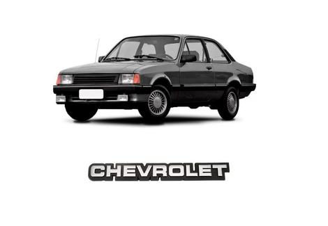 Emblema chevrolet pequeno chevette 81/93 cromado - PARALELO - Emblemas ...