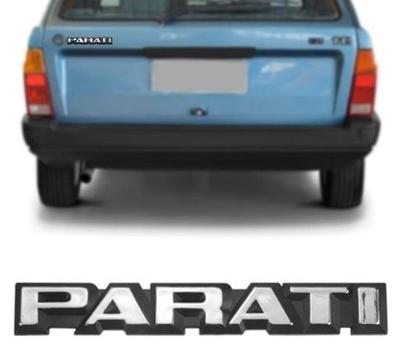 Emblema (parati) cromado c/ fundo preto parati g1 84-90 - CHG ...