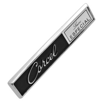 Emblema Plaqueta Painel Tampa Porta Luvas Ford Corcel Luxo 1969 à 1971 ...