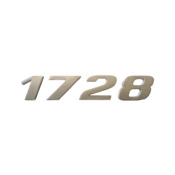 Emblema Plastica Cromado Mb Atego 1728 - Universo do Caminhão ...