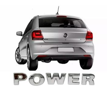 Emblema Power Cromado Gol G5/G6 - Marcon - Emblemas - Magazine Luiza
