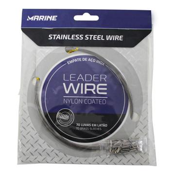 Empate de Aço Inox de 20lbs com 10 metros de Fio - Marine - Cabo de Aço ...