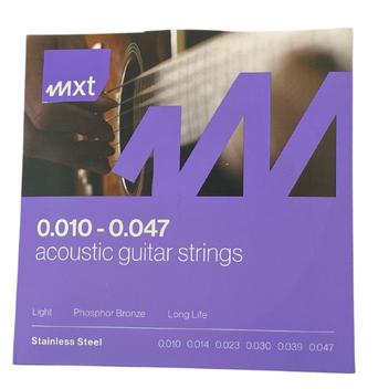 Encordoamento Para Violão 010 047 Tensão Extra Light - MXT - Cordas ...