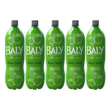 Energético Baly Maça Verde 2L - 5 Unidades - Bebida Energética ...
