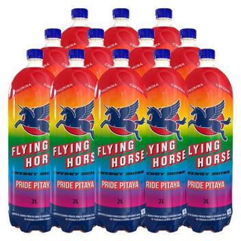 Energético Flying Horse Energy Drink Pitaya 2l 12 Unidades - Bebida ...