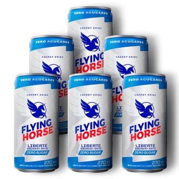 Energético Flying Horse Energy Drink Zero 270ml 6 Unidades - Bebida ...