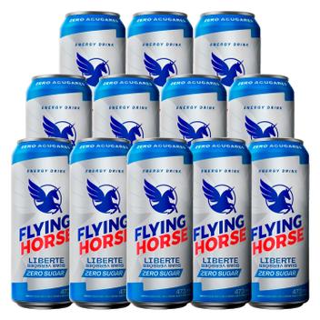 Energético Flying Horse Energy Drink Zero 473ml 12un - Bebida ...