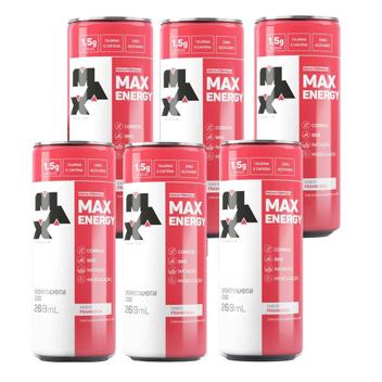 Energético Max Energy (Pack c/ 6un de 269ml) Max Titanium - Bebida ...