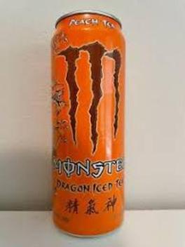 Energético Monster Dragon Tea Pêssego 473ML (Lançamento) Pack com 6 ...