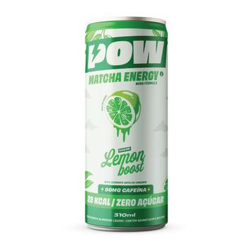 Energético Pow Matcha Energy Sabor Lemon Boost Zero Açúcar 310ml ...
