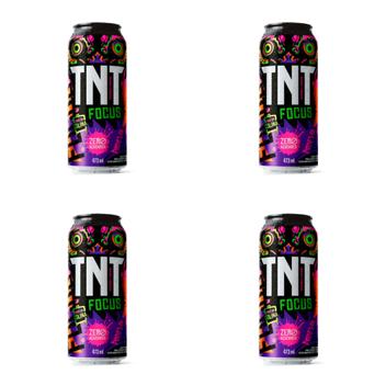 Energético tnt zero açúcar focus lata 473ml 4 unidades - Bebida ...