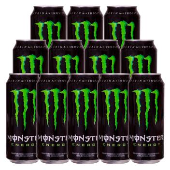 Energético Tradicional Monster Energy 473ml 12 Unidades - Bebida ...