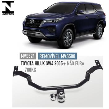 Engate reboque toyota sw4 1997 a 2023 homologado inmetro - METALVIS ...