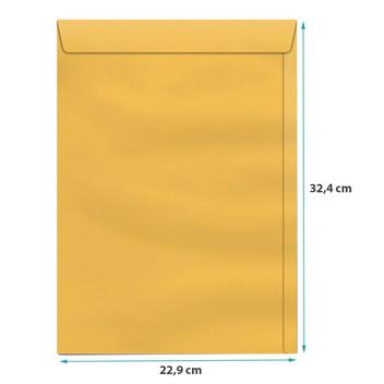 Envelope A4 22 X 32 cm Saco 100 Unidades Reipel - Envelope - Magazine Luiza