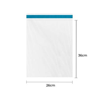 Envelope Plástico Transparente com Lacre 26x36 - 1.000 Un - Envelopes ...