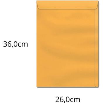 Envelope Saco Ouro 260X360 80GRS. KO 36 (7898563360654) - SCRITY ...