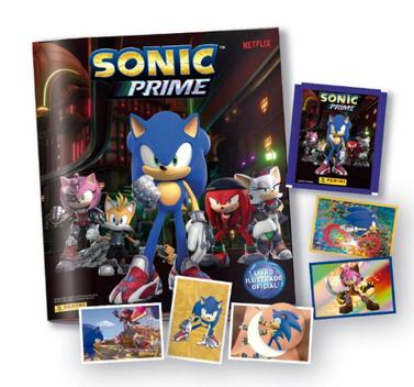 Envelope Sonic Prime Panini, 20 Envelopes = 100 Cromos + Album Capa ...