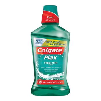 Enxaguante Bucal Colgate 500ml Plax Fresh Mint - C1183 - Antisséptico ...