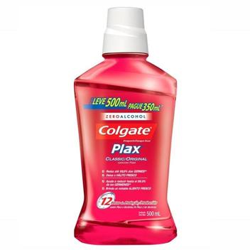 Enxaguante Bucal Colgate Plax Classic Leve 500 Pague 350ml ...