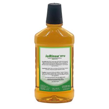 Enxaguante bucal Iotech iORinse RTU sem álcool 1L de maçã verde ...