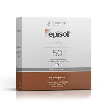 Episol Color pó compacto FPS50 - Proteção Solar e Maquiagem - Pó ...
