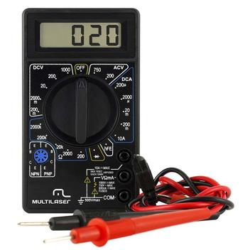 Equipamento Eletrônico Multímetro Digital Multi Teste Novo - Multilaser ...