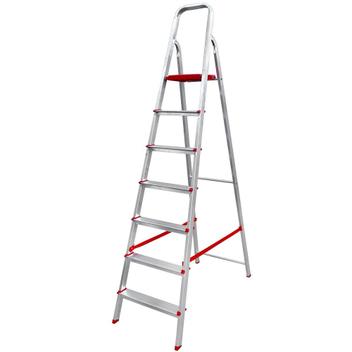 Escada de alumínio 7 degraus residencial - ESC0066 - Botafogo - Escada ...